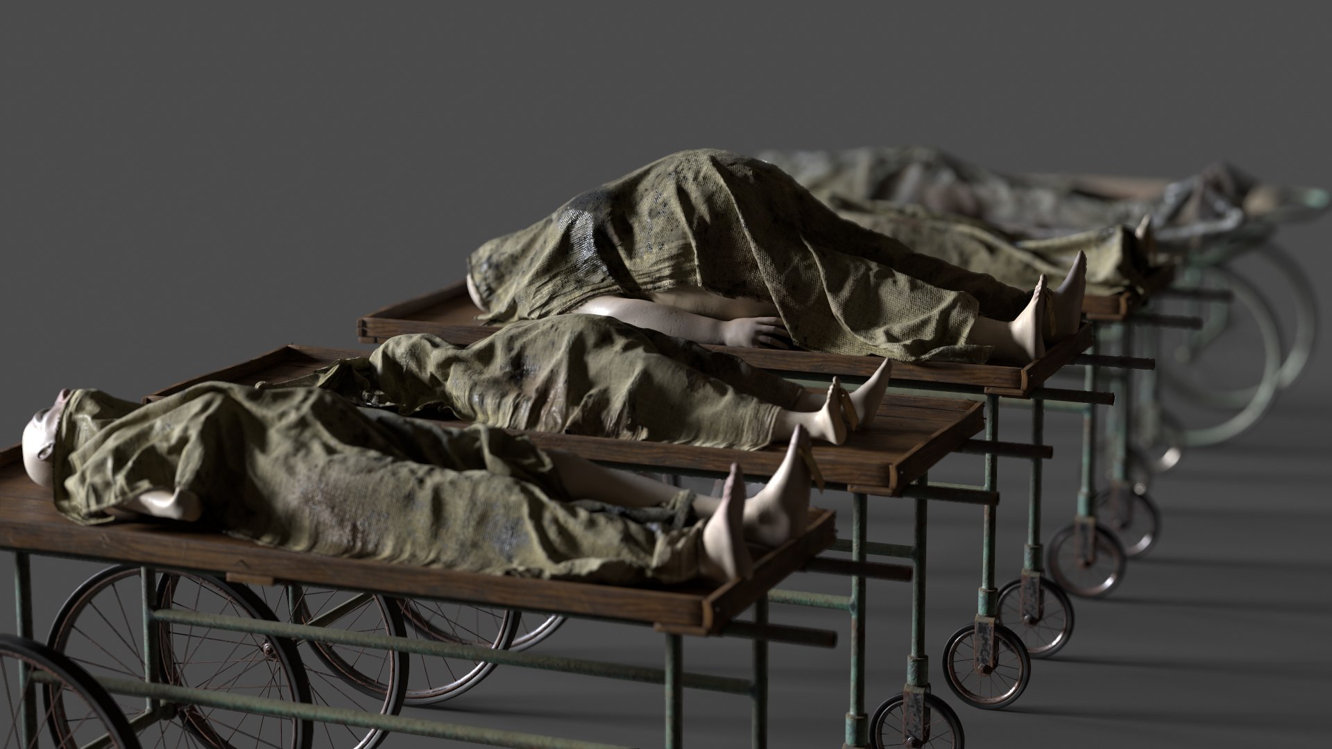 3D Stylized Dead Bodies Bundle - TurboSquid 1874003