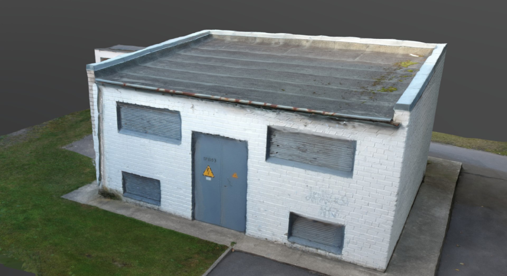 3D gray house building - TurboSquid 1620064