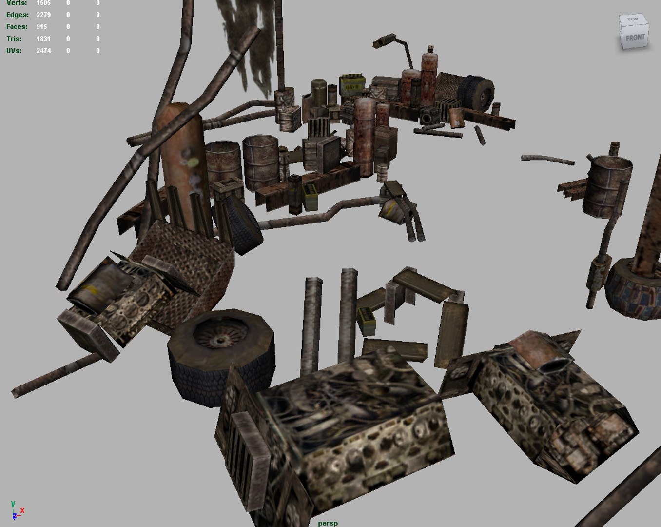 3d Post Apocalyptic Junk