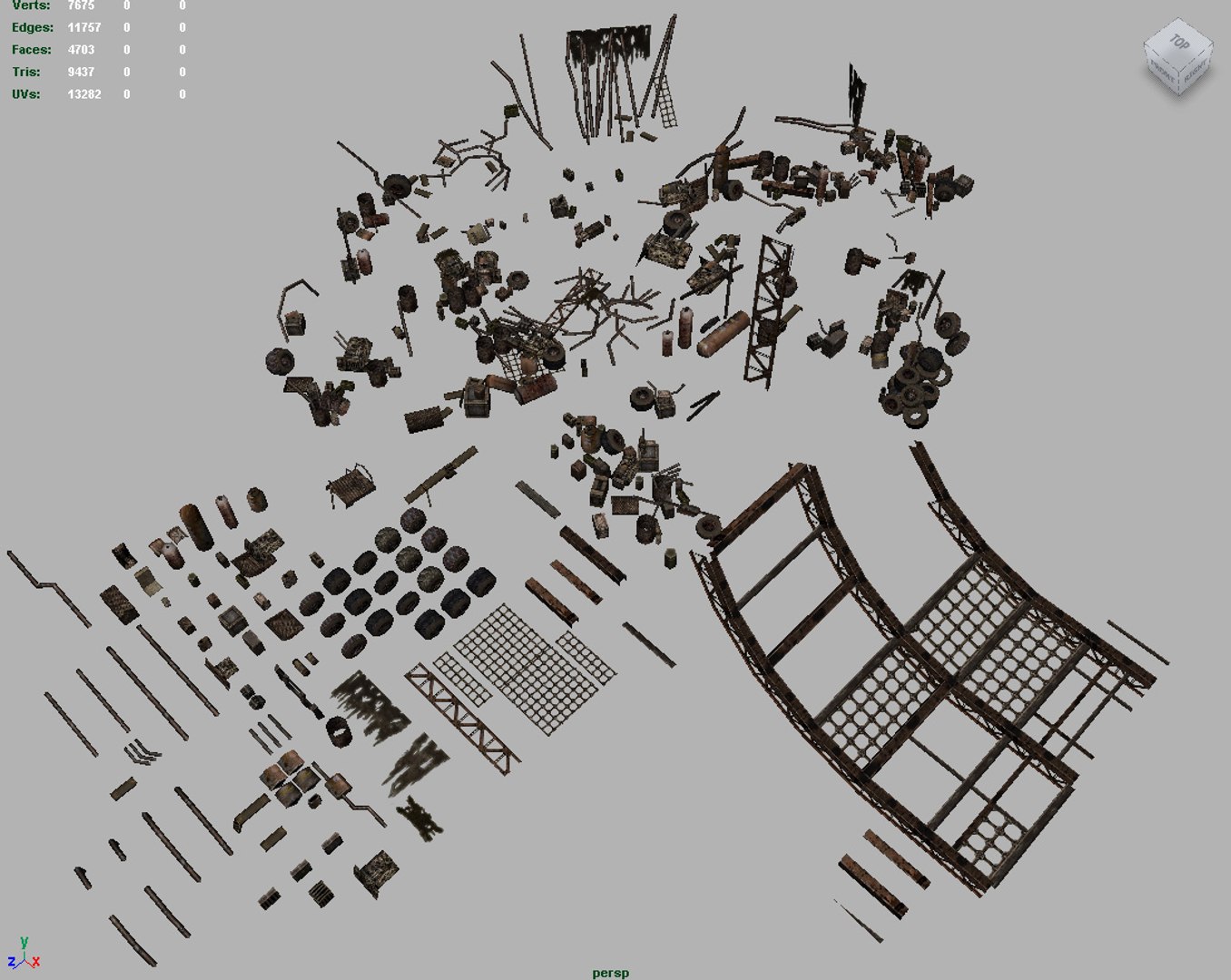 3d Post Apocalyptic Junk