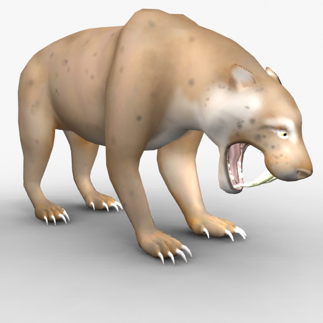 Chalicotherium Animals 3d Ma