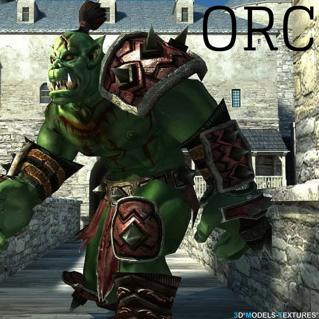 3D Orc - TurboSquid 1213378