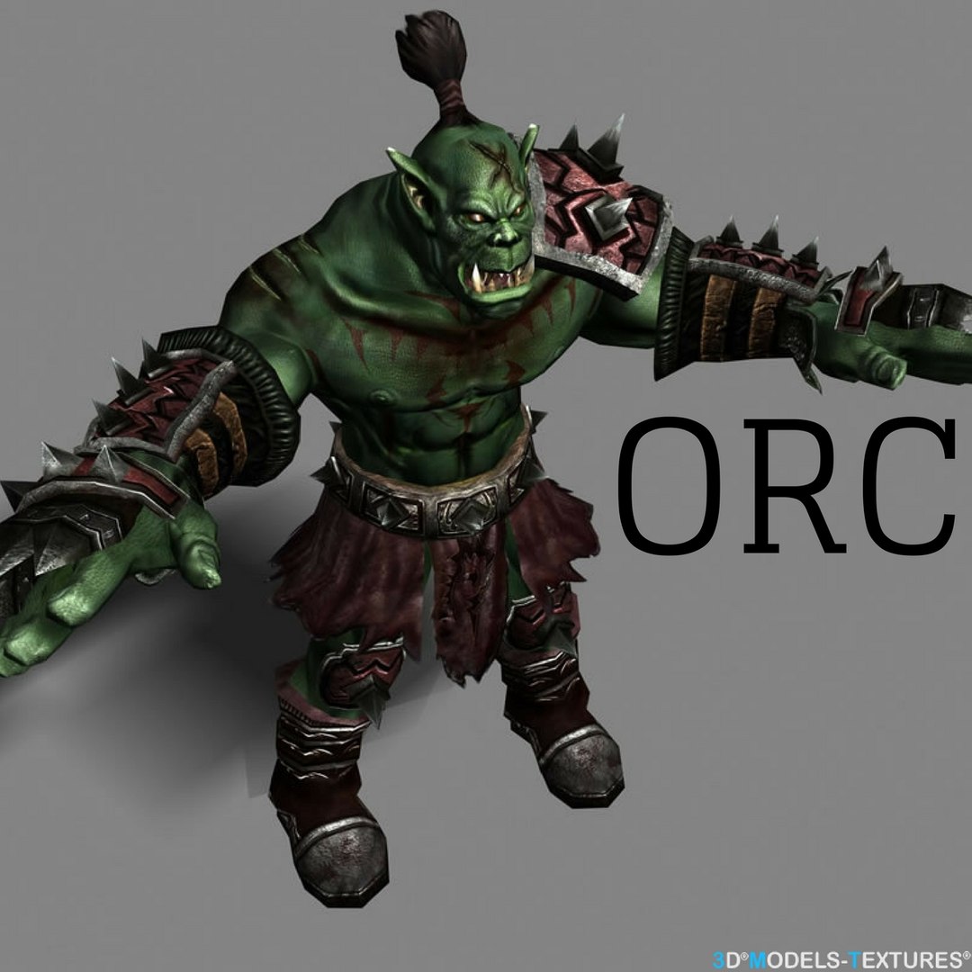 3D Orc - TurboSquid 1213378