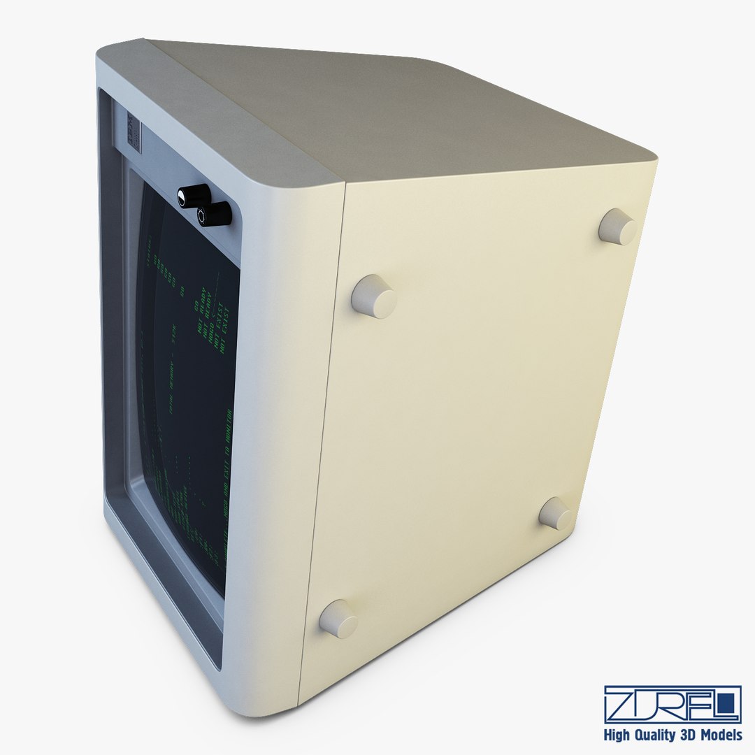 3D model ibm 5150 monitor - TurboSquid 1307190