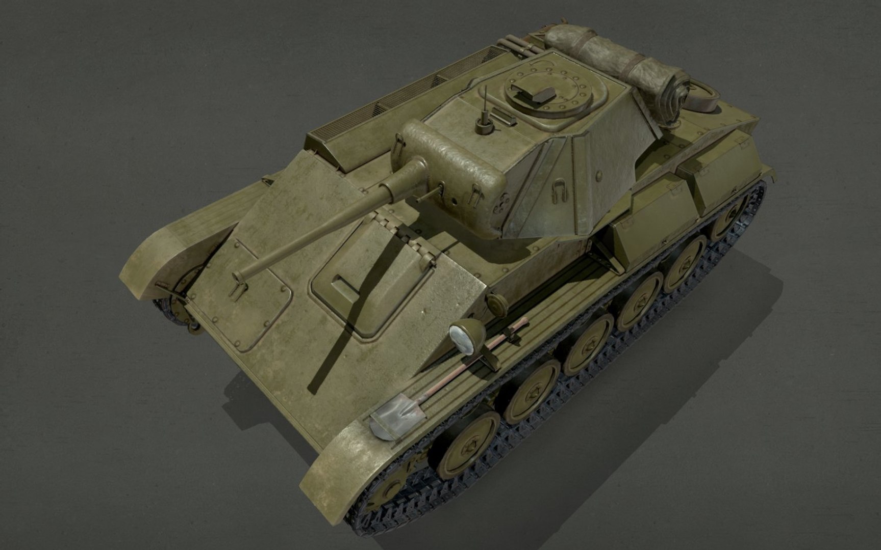 Tank T-70 3D Model - TurboSquid 1343689