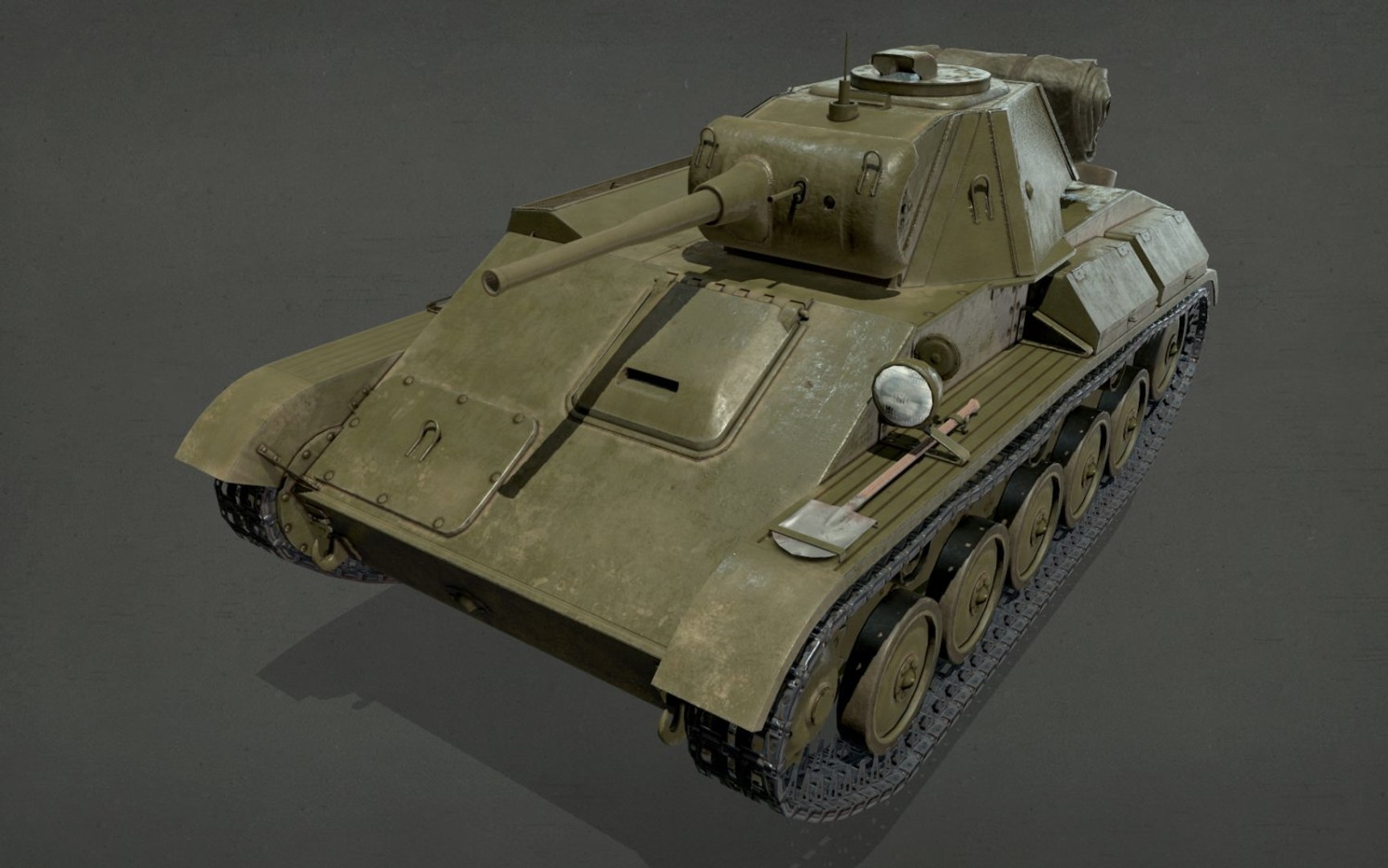 Tank T-70 3D Model - TurboSquid 1343689