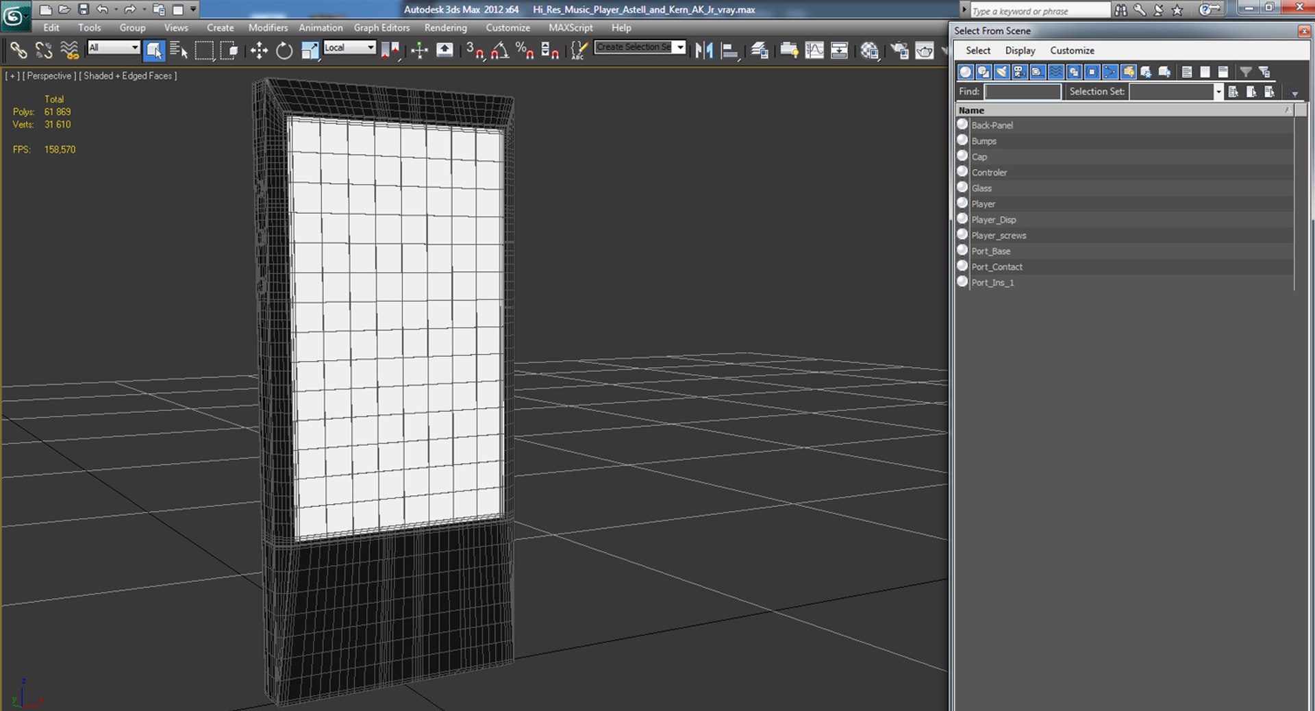 3D Model Hi Res Music Player - TurboSquid 1193613