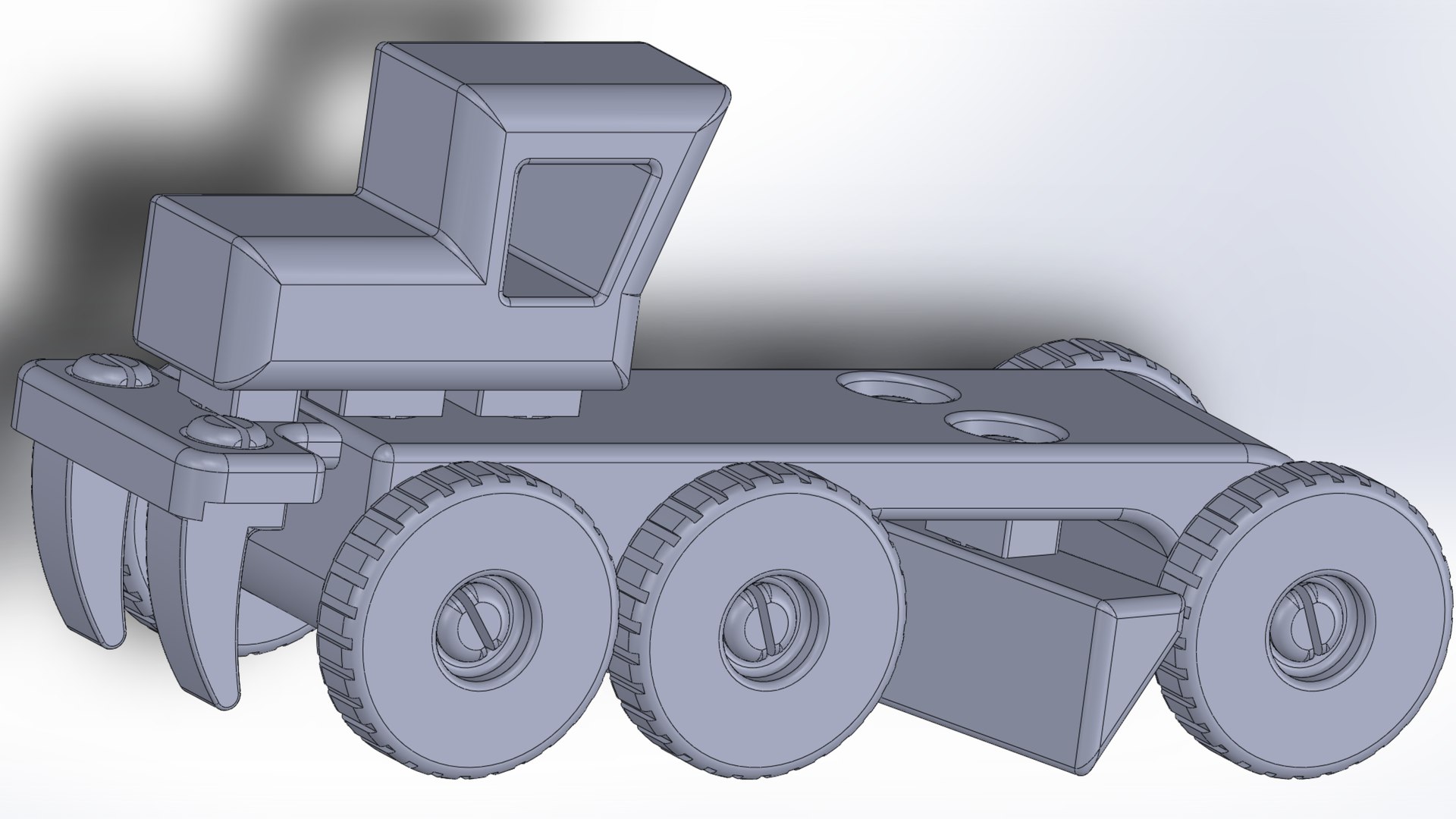 Road Grader Tractor With Ripper 3D Model - TurboSquid 1836088