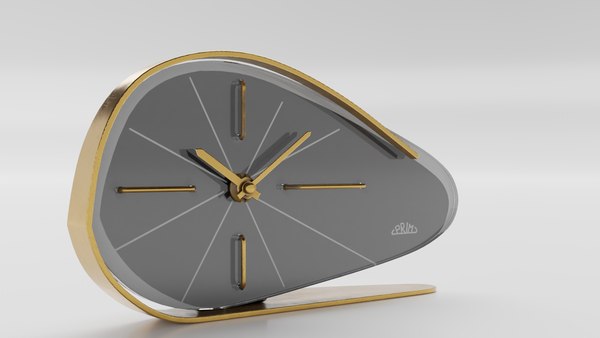 modelo 3d Vintage table clock - TurboSquid 2050679