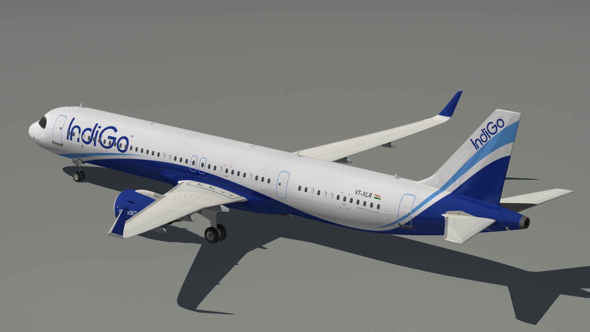 A321 Neo XLR Indigo 3D Model - TurboSquid 2154125