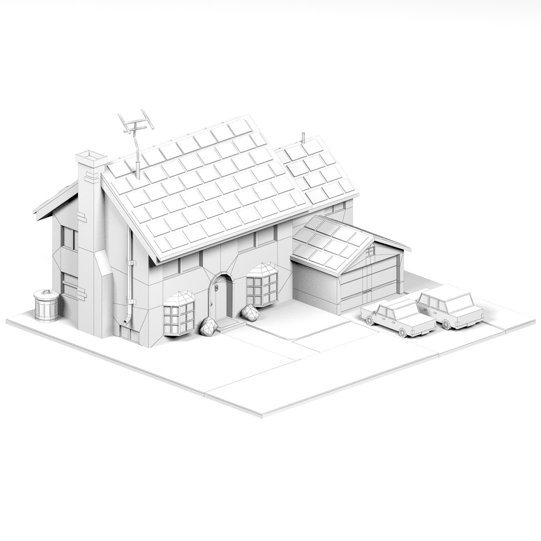 Simpsons House 3D - TurboSquid 1578052