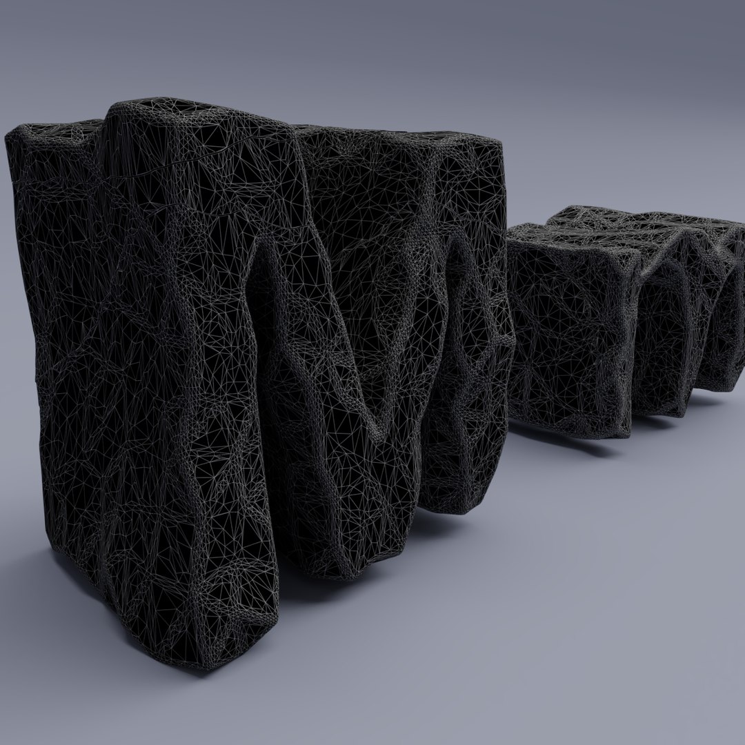 3D Letter M Model - TurboSquid 1373833