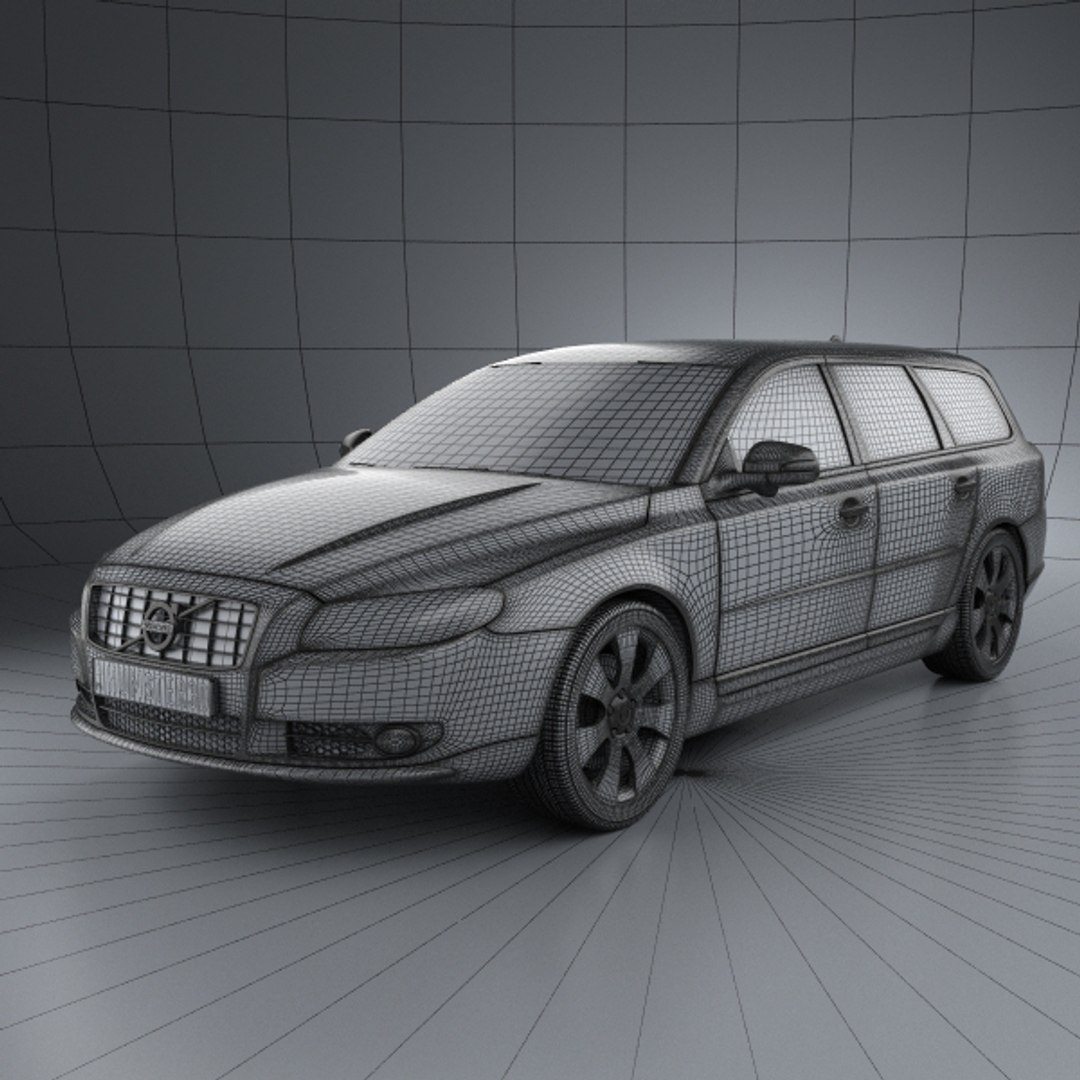 v70 2011 3d model