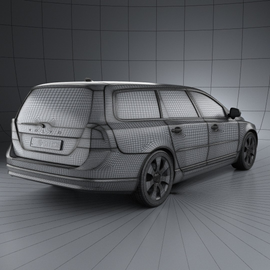 v70 2011 3d model