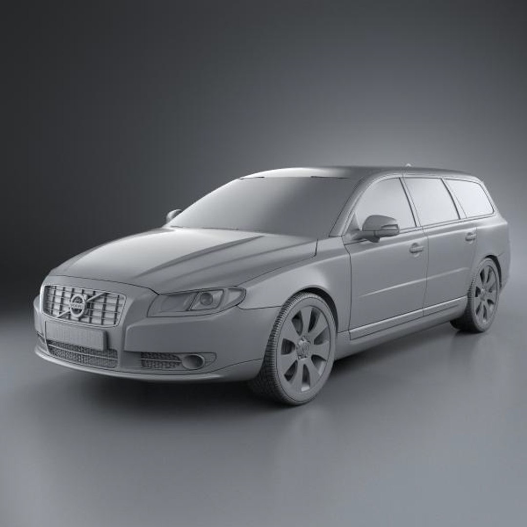 v70 2011 3d model