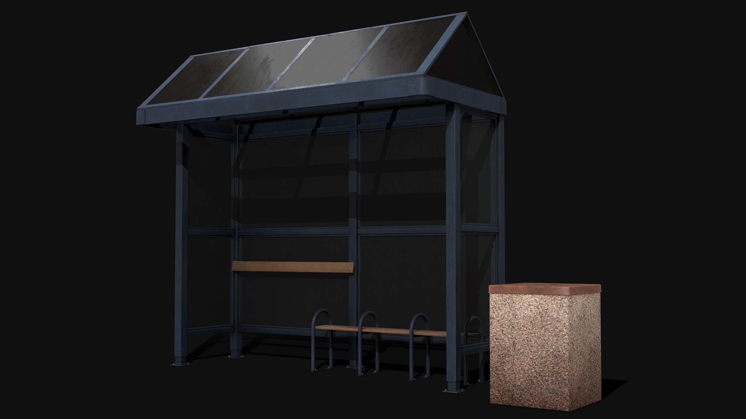 3D Bus Stop Collections - TurboSquid 1812119