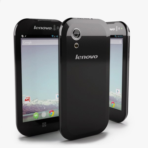 3d model unissued smartphone lenovo