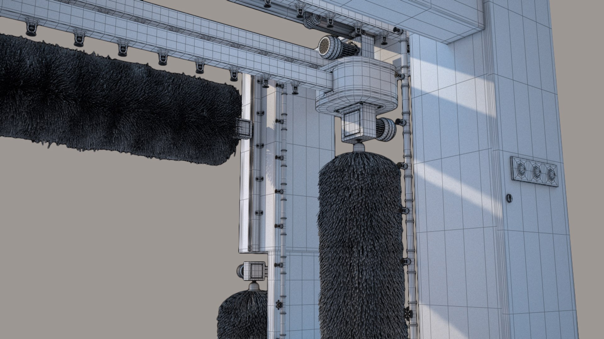 Car wash 3D model - TurboSquid 1355809