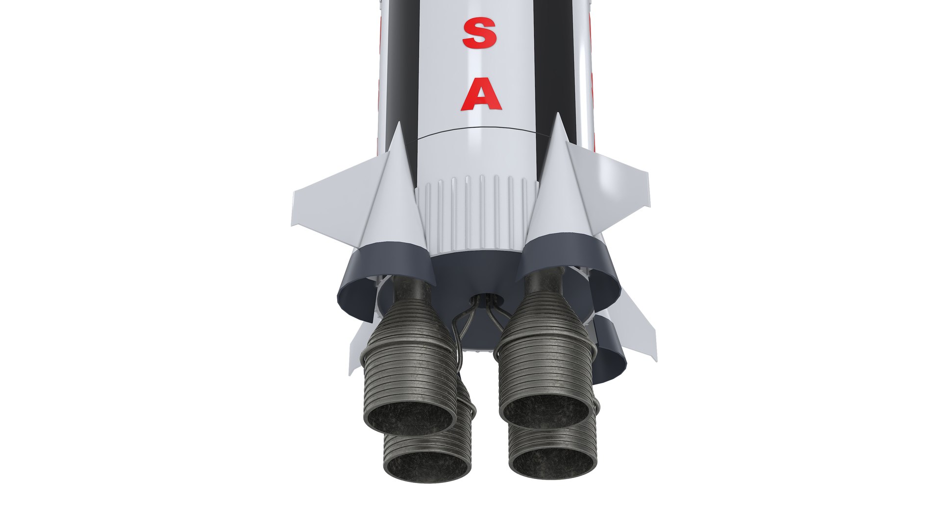 3D Super Heavy Saturn V Rocket - TurboSquid 2324559
