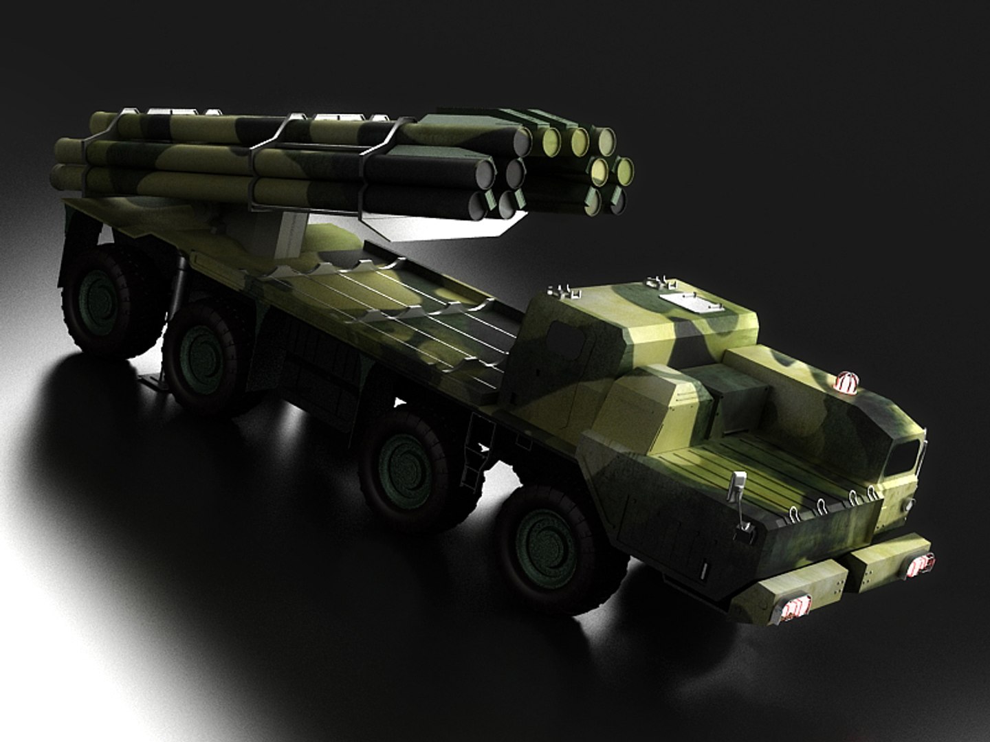 Tornado bazooka bm-30 land-based 3D model - TurboSquid 1654535