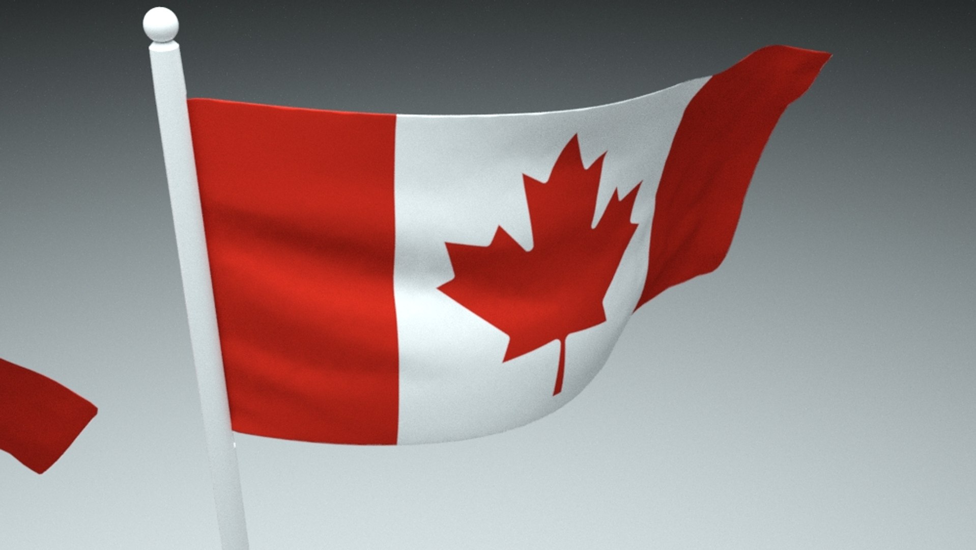 3D Canada Flag Model - TurboSquid 1594551