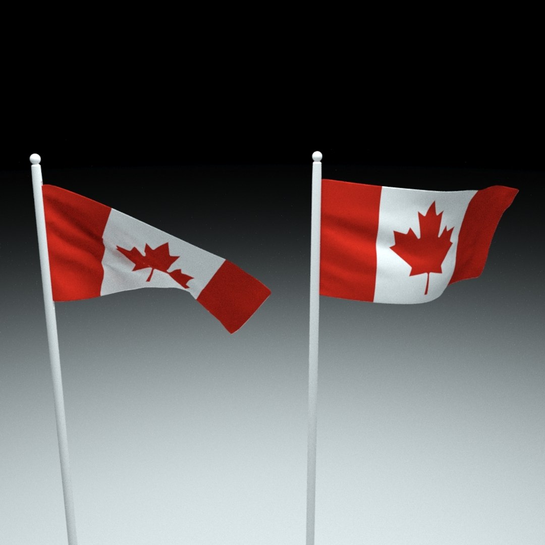 3D Canada Flag Model - TurboSquid 1594551