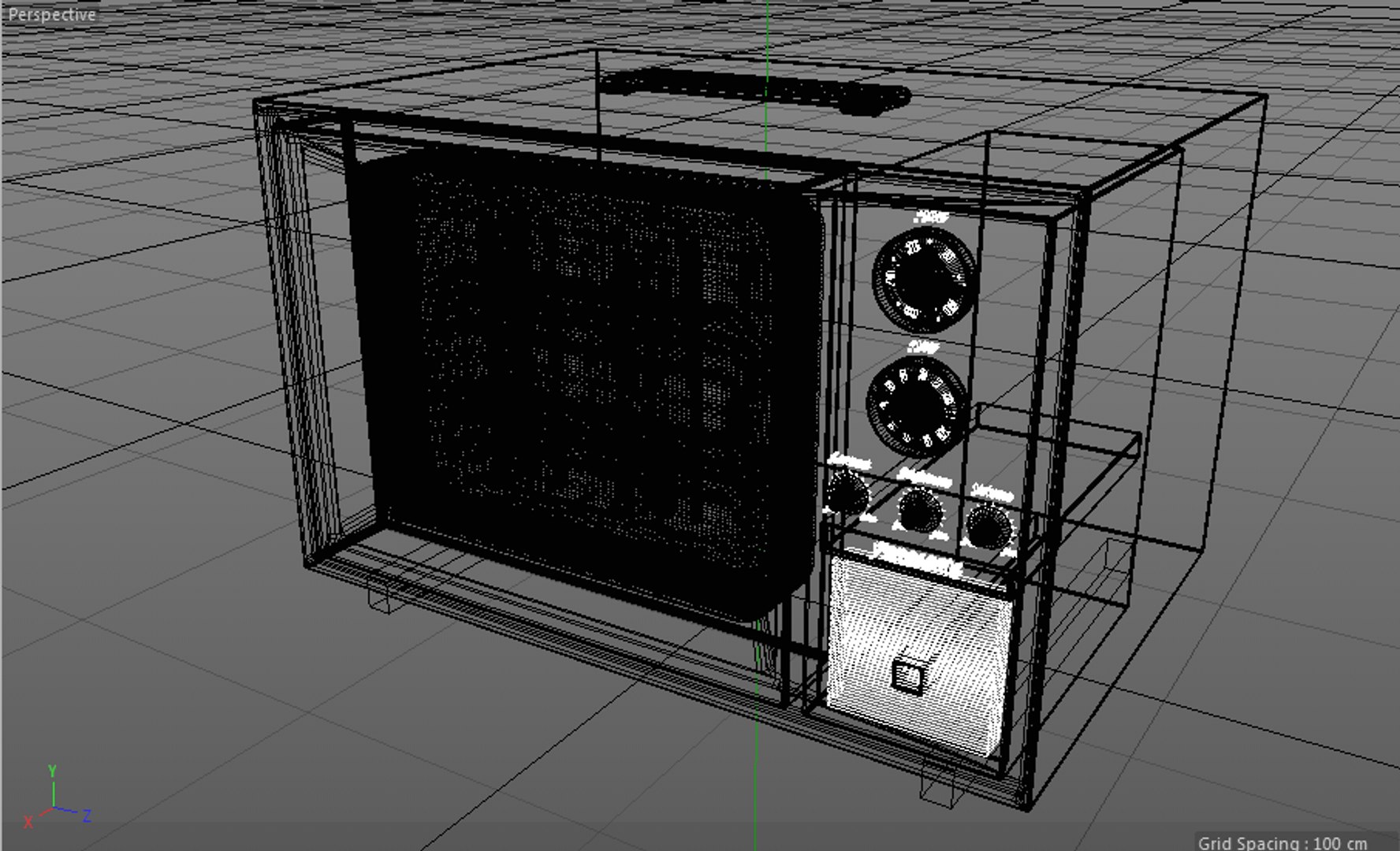 C4d Old Tv