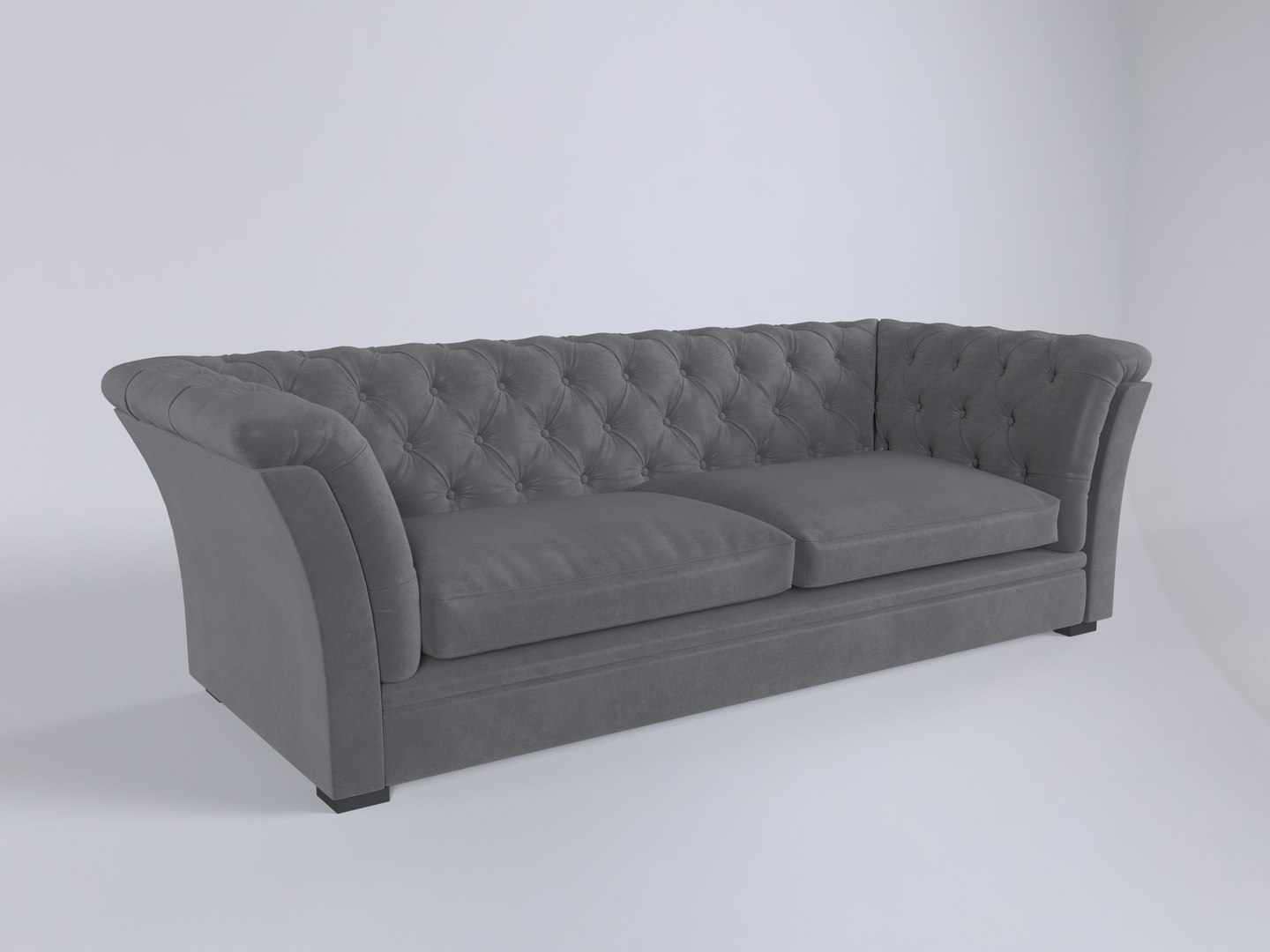 modelo 3d Tops sofa 3 grey TO - TurboSquid 1944039