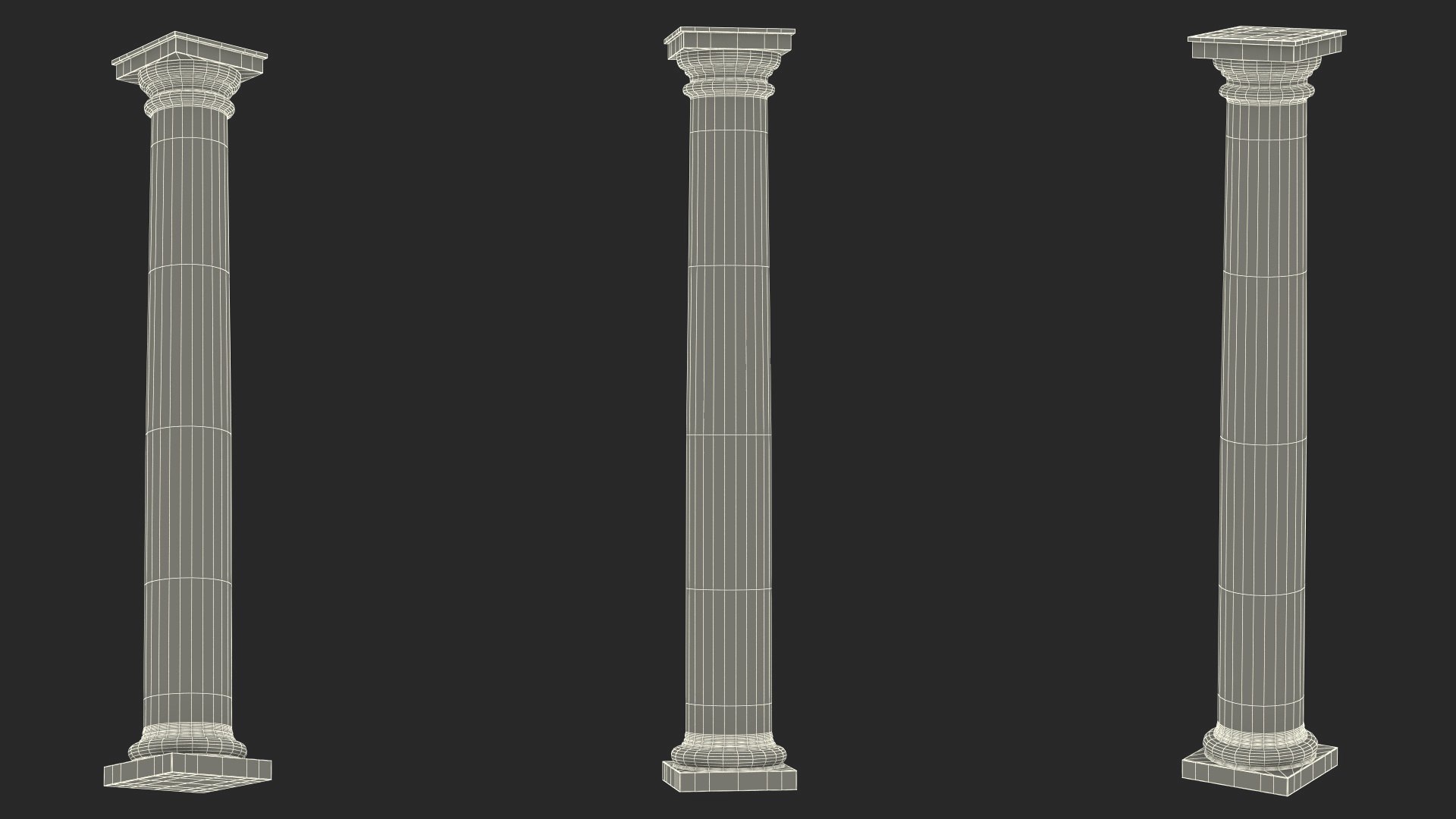 3D model Sandstone Tuscan Order Classical Column - TurboSquid 2142593
