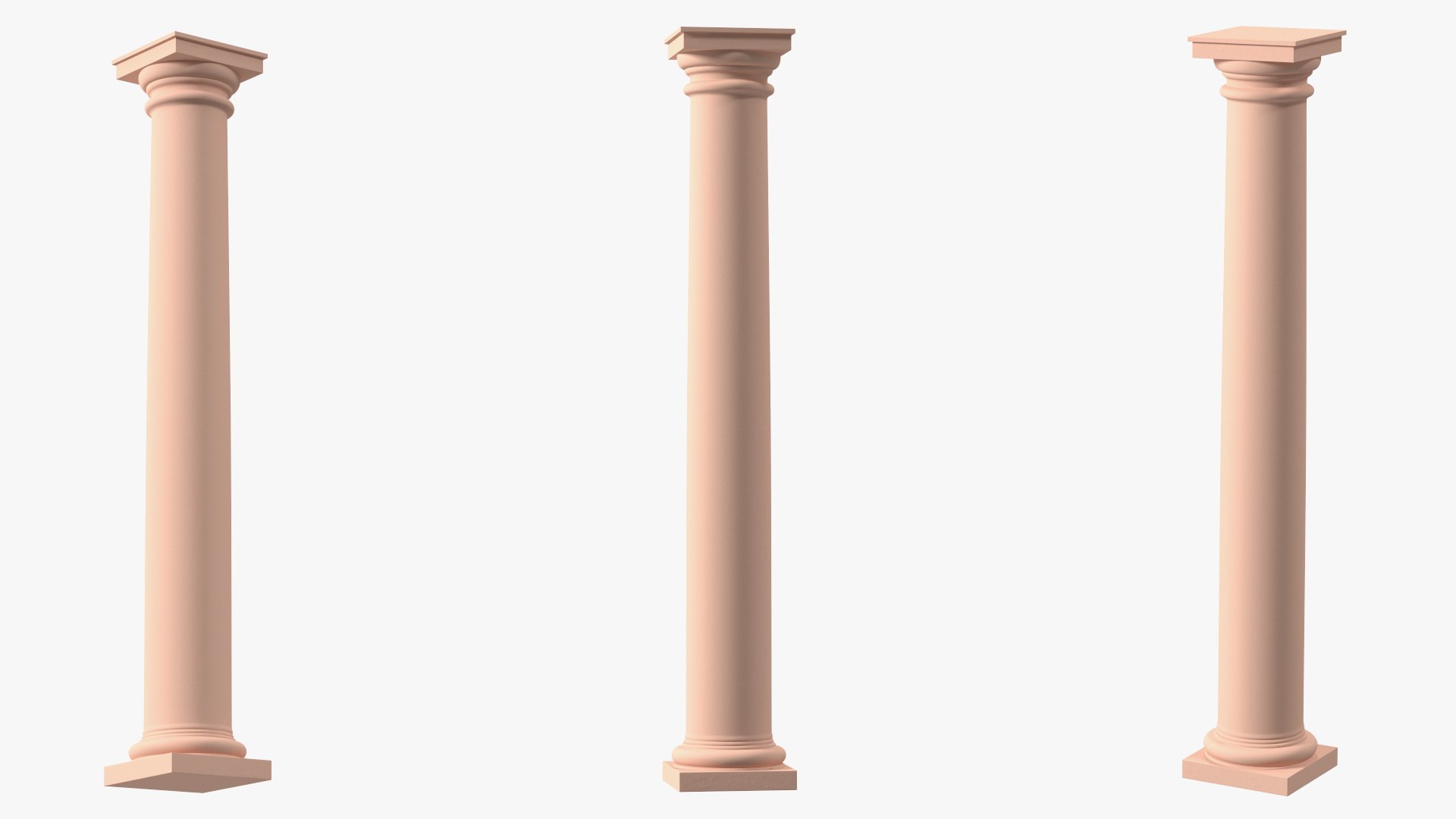 3D model Sandstone Tuscan Order Classical Column - TurboSquid 2142593