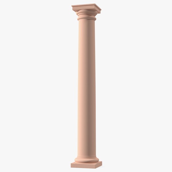 modelo 3d Columna clásica del orden toscano de arenisca - TurboSquid ...