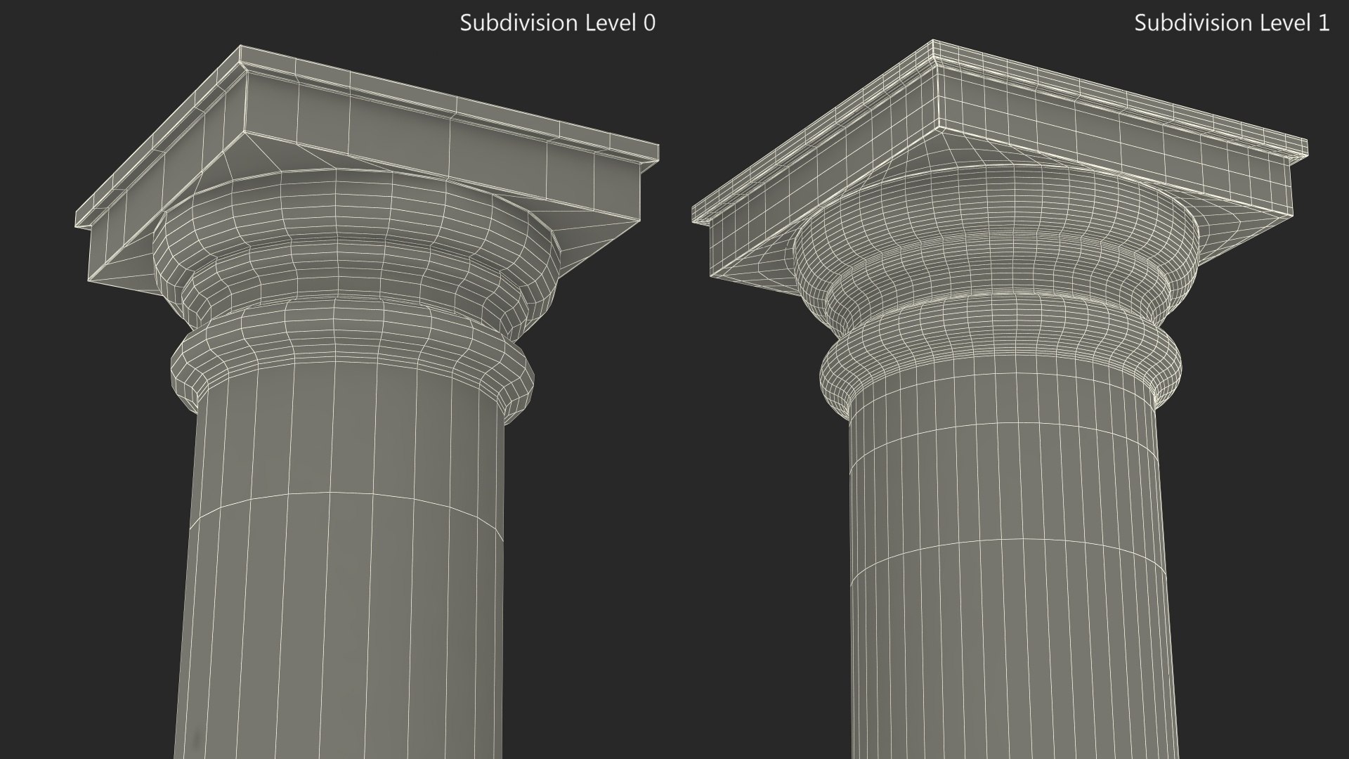 3D model Sandstone Tuscan Order Classical Column - TurboSquid 2142593