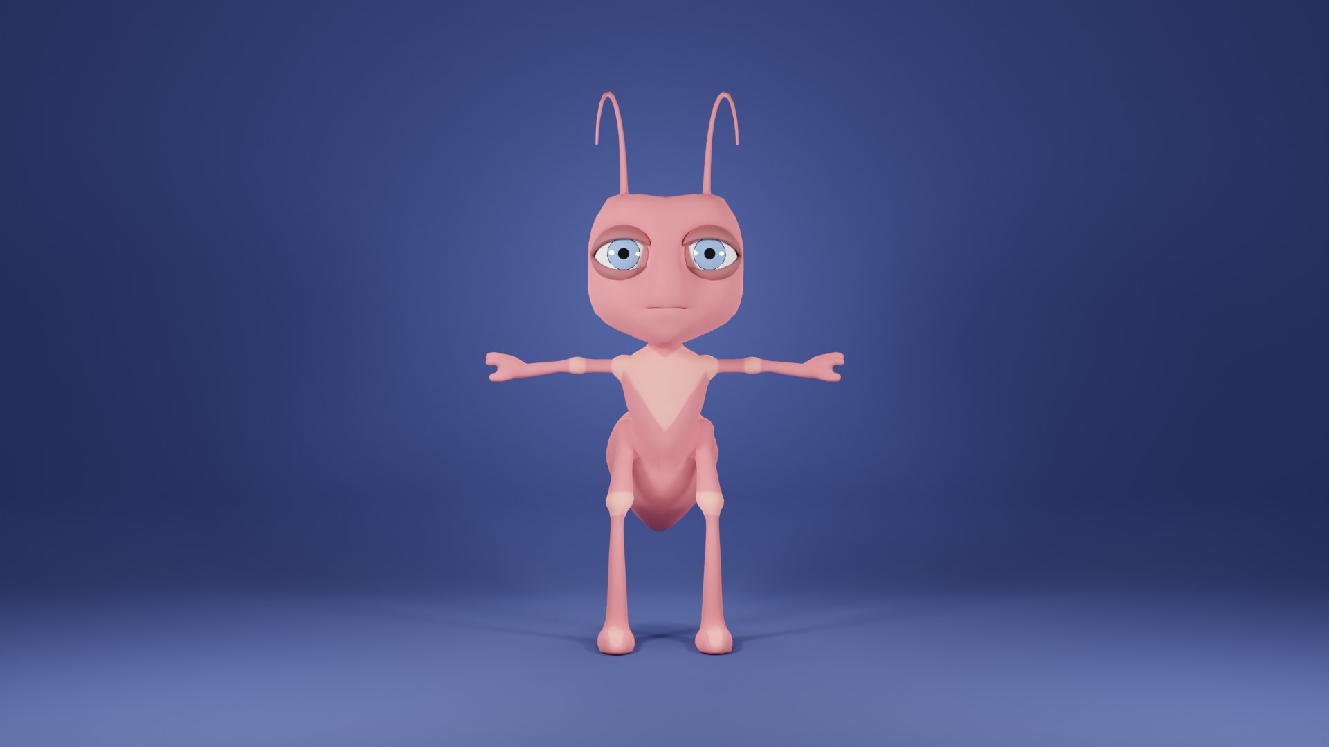 3D Cute Toon Stylized Ant Green Blue Red - TurboSquid 1883225