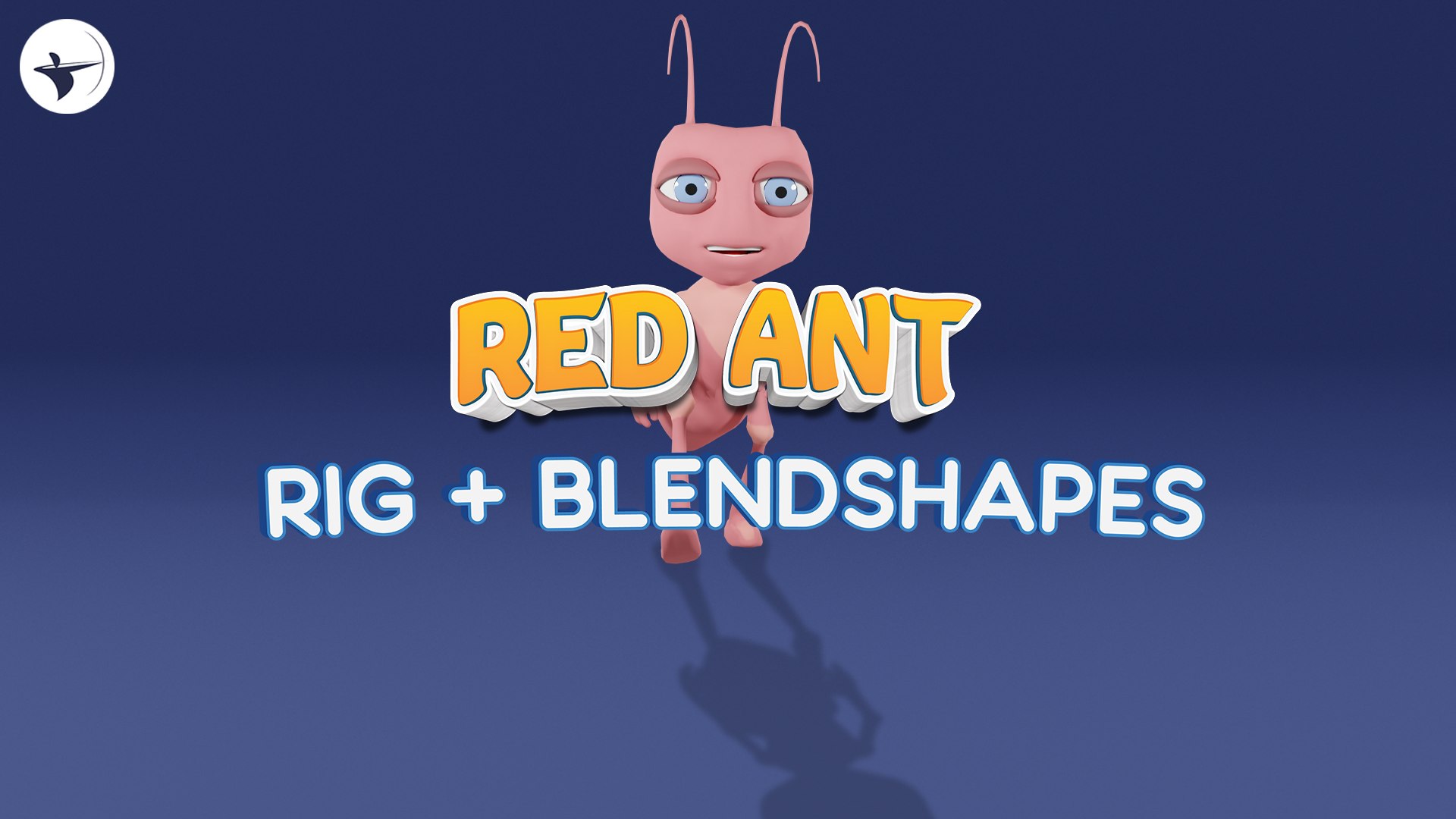 3D Cute Toon Stylized Ant Green Blue Red - TurboSquid 1883225