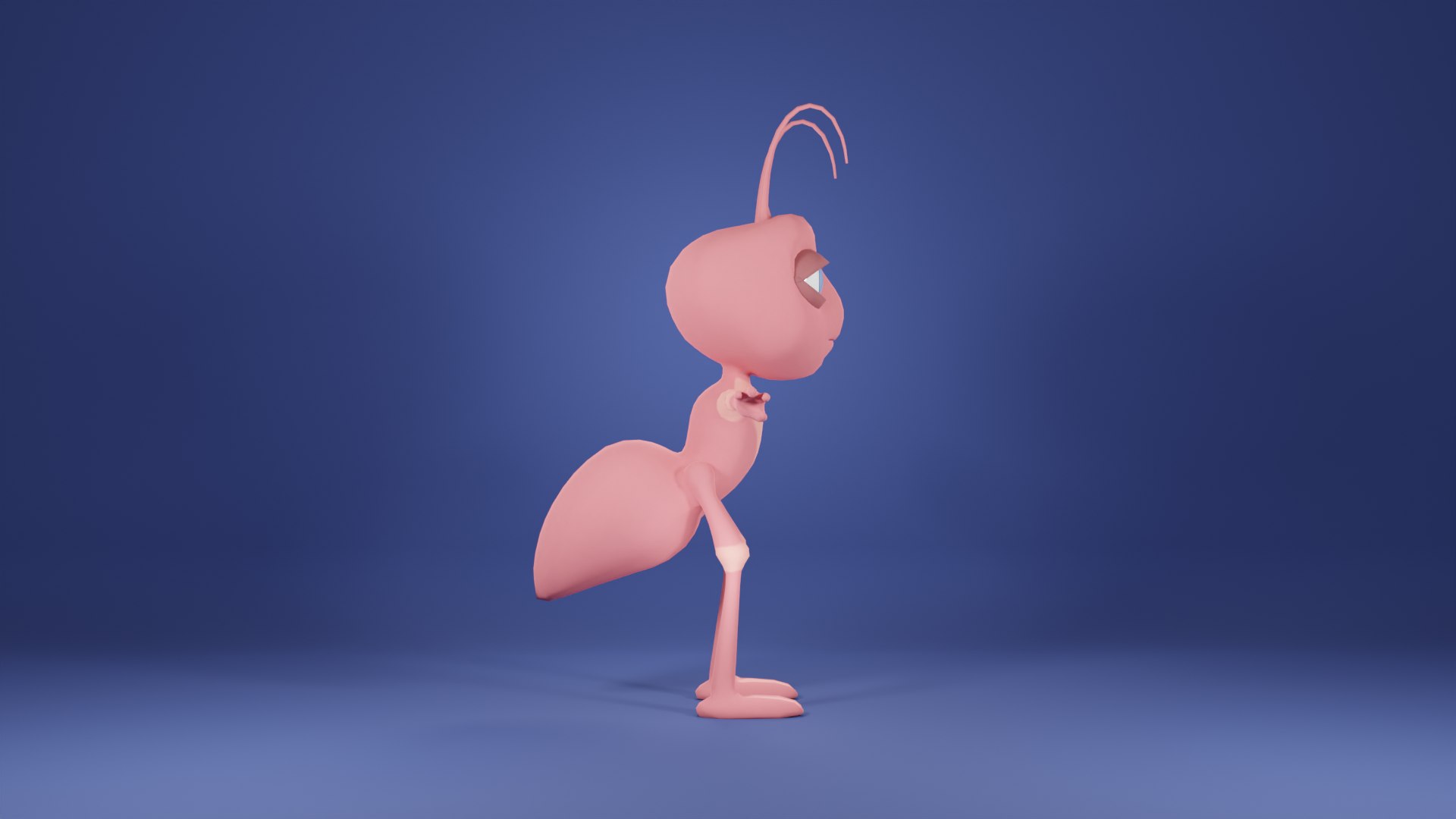 3D Cute Toon Stylized Ant Green Blue Red - TurboSquid 1883225