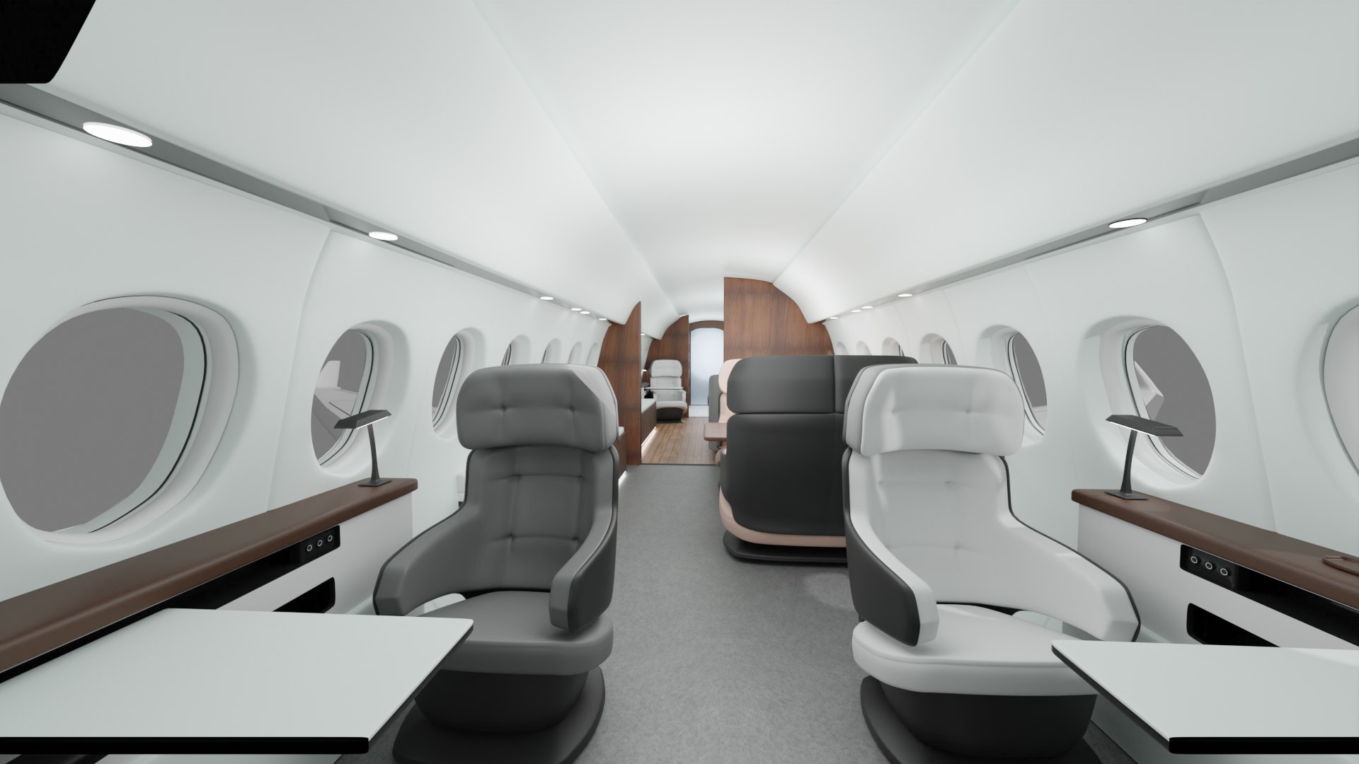 3D Dassault Falcon 10X 3D Model Interior Model - TurboSquid 2204897