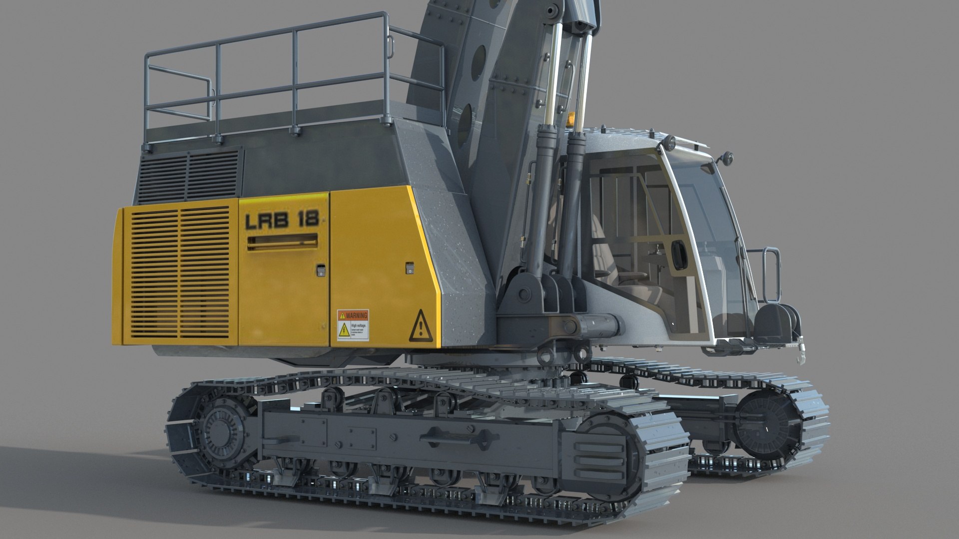 Liebherr LRB 18 Piling And Drilling Rig 3D Model - TurboSquid 1984044