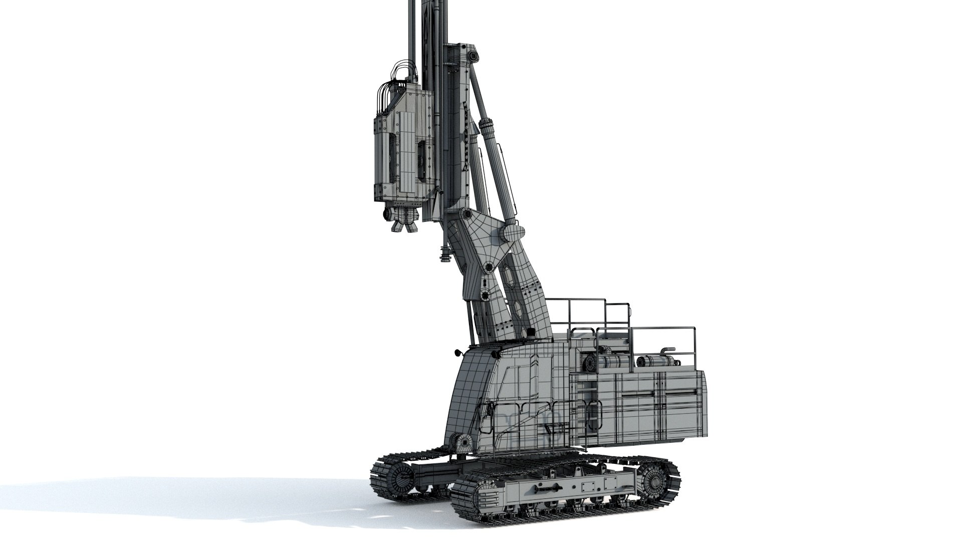 Liebherr LRB 18 Piling And Drilling Rig 3D Model - TurboSquid 1984044
