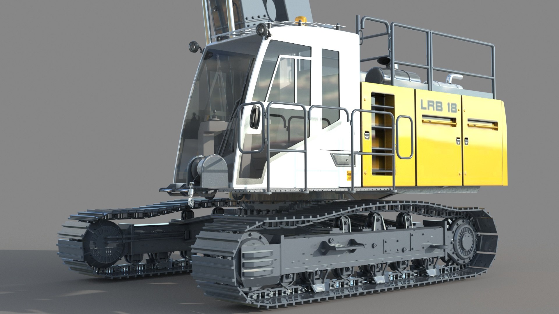 Liebherr LRB 18 Piling And Drilling Rig 3D Model - TurboSquid 1984044