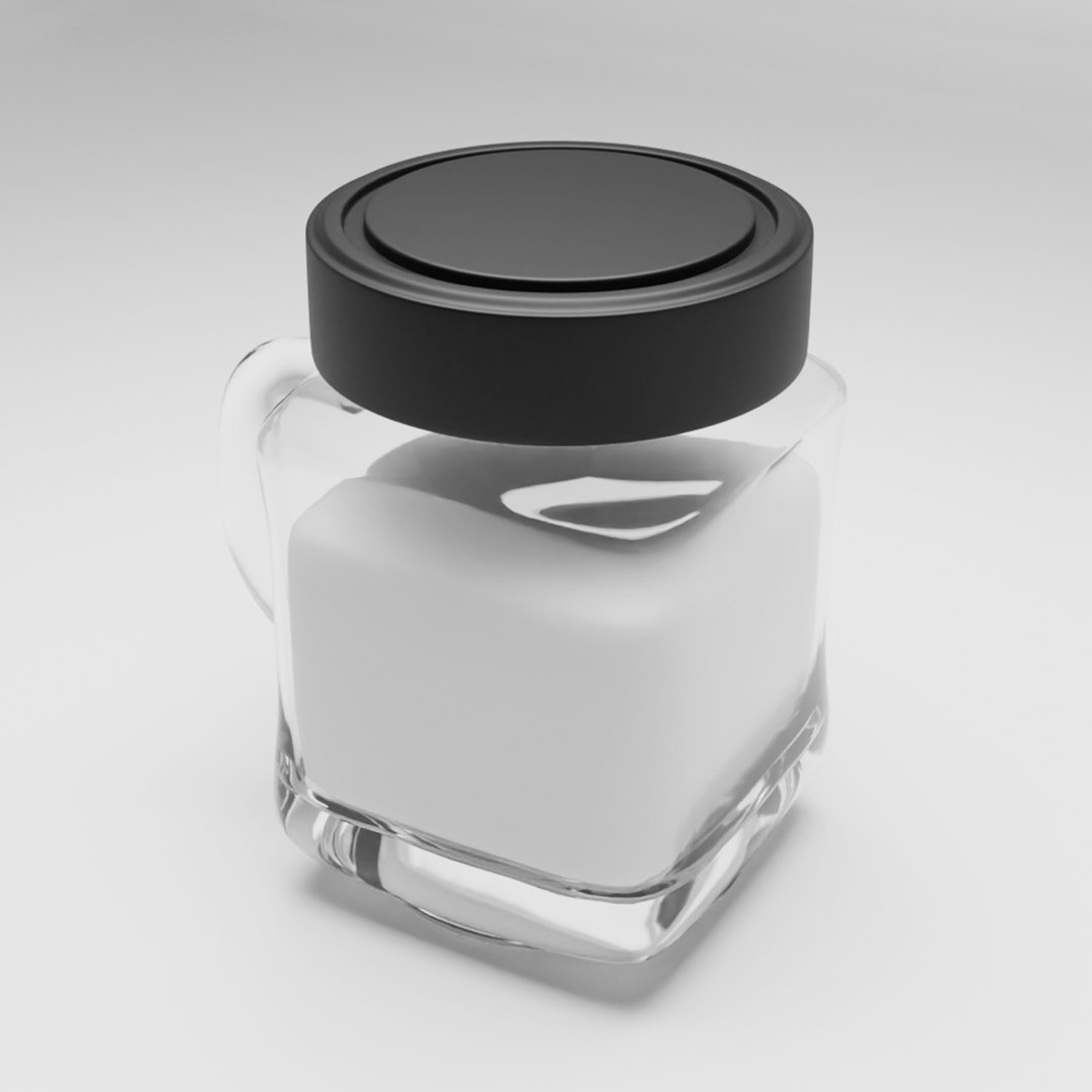 Glass Jar 3D Model - TurboSquid 2242747