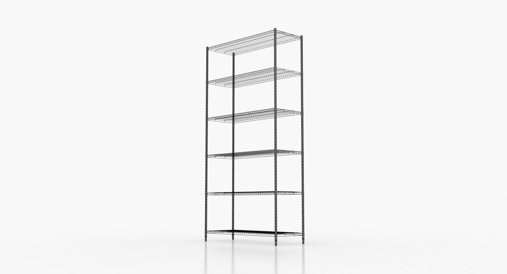 3D Omar 1 Shelf Section Model - TurboSquid 1576020