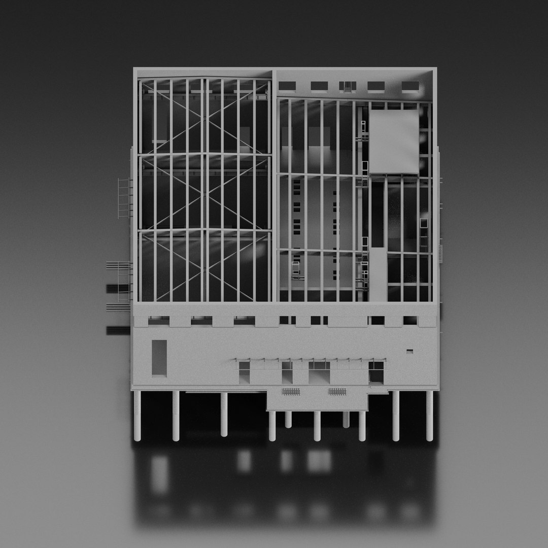 3D Metal Building Model - TurboSquid 2281350