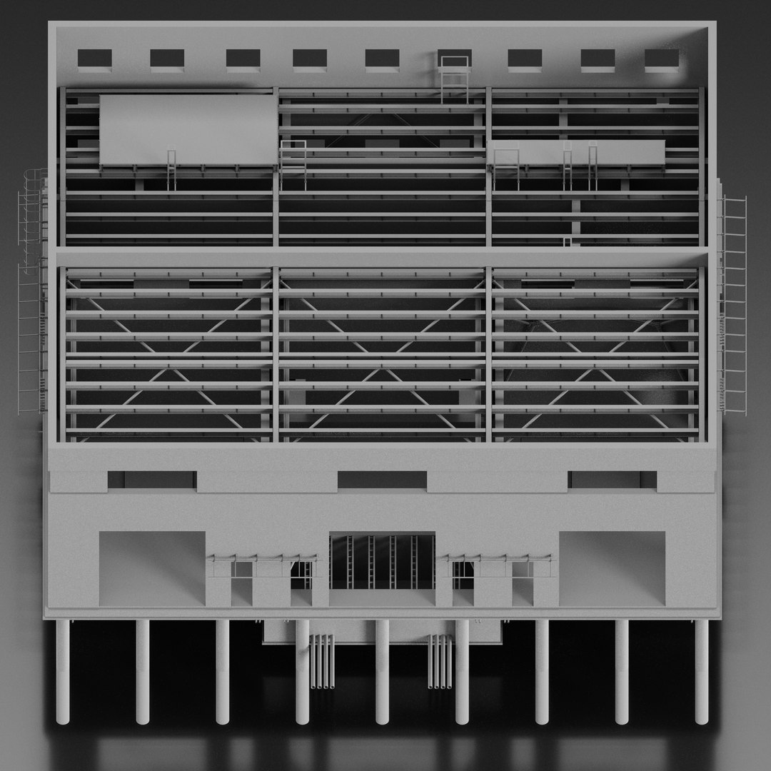 3D Metal Building Model - TurboSquid 2281350