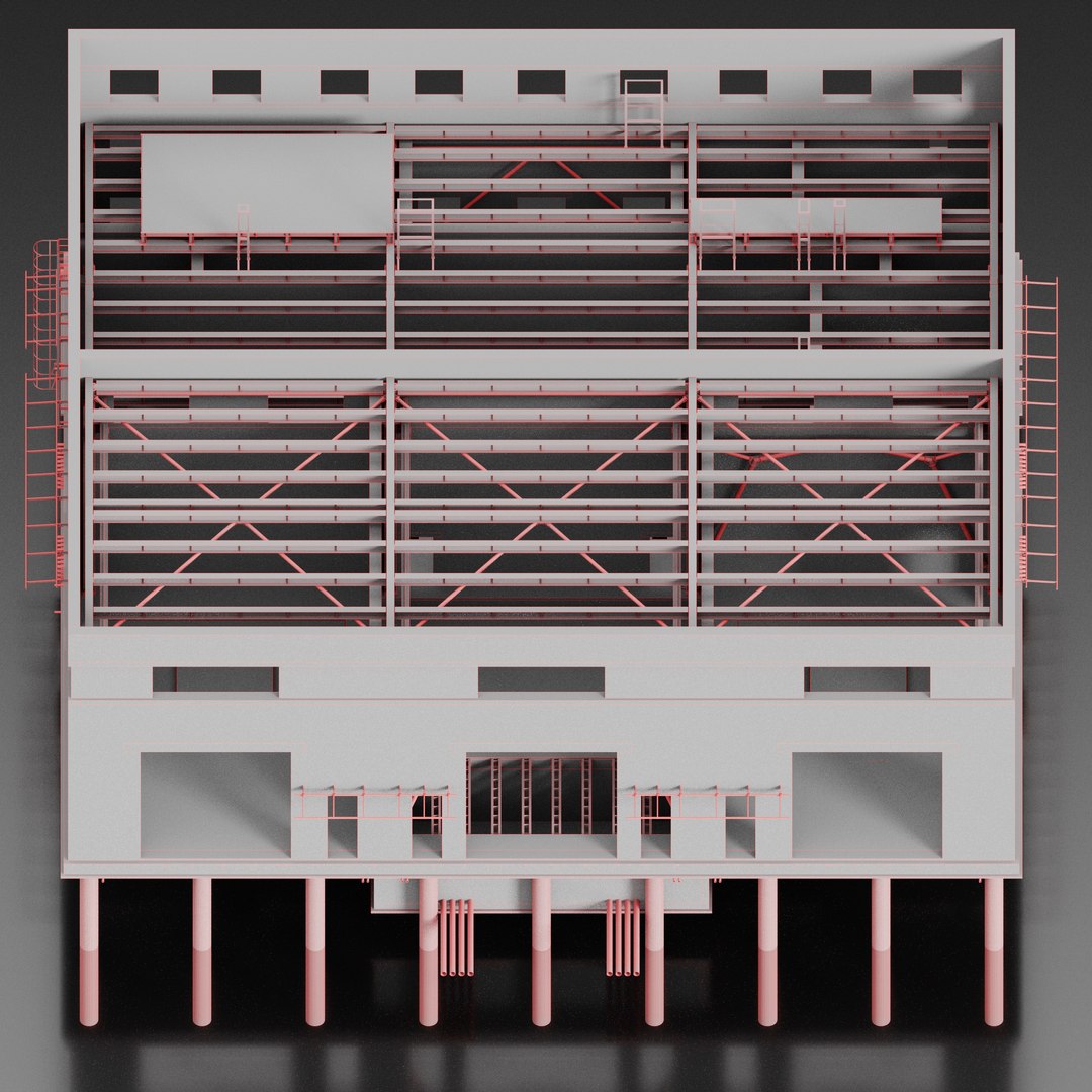 3D Metal Building Model - TurboSquid 2281350