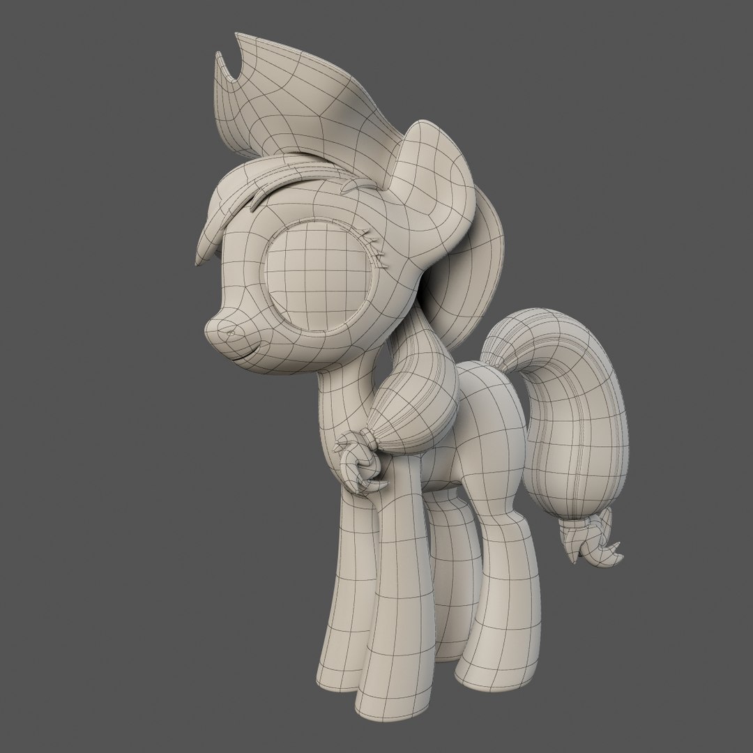 Little Pony Applejack 3d Model
