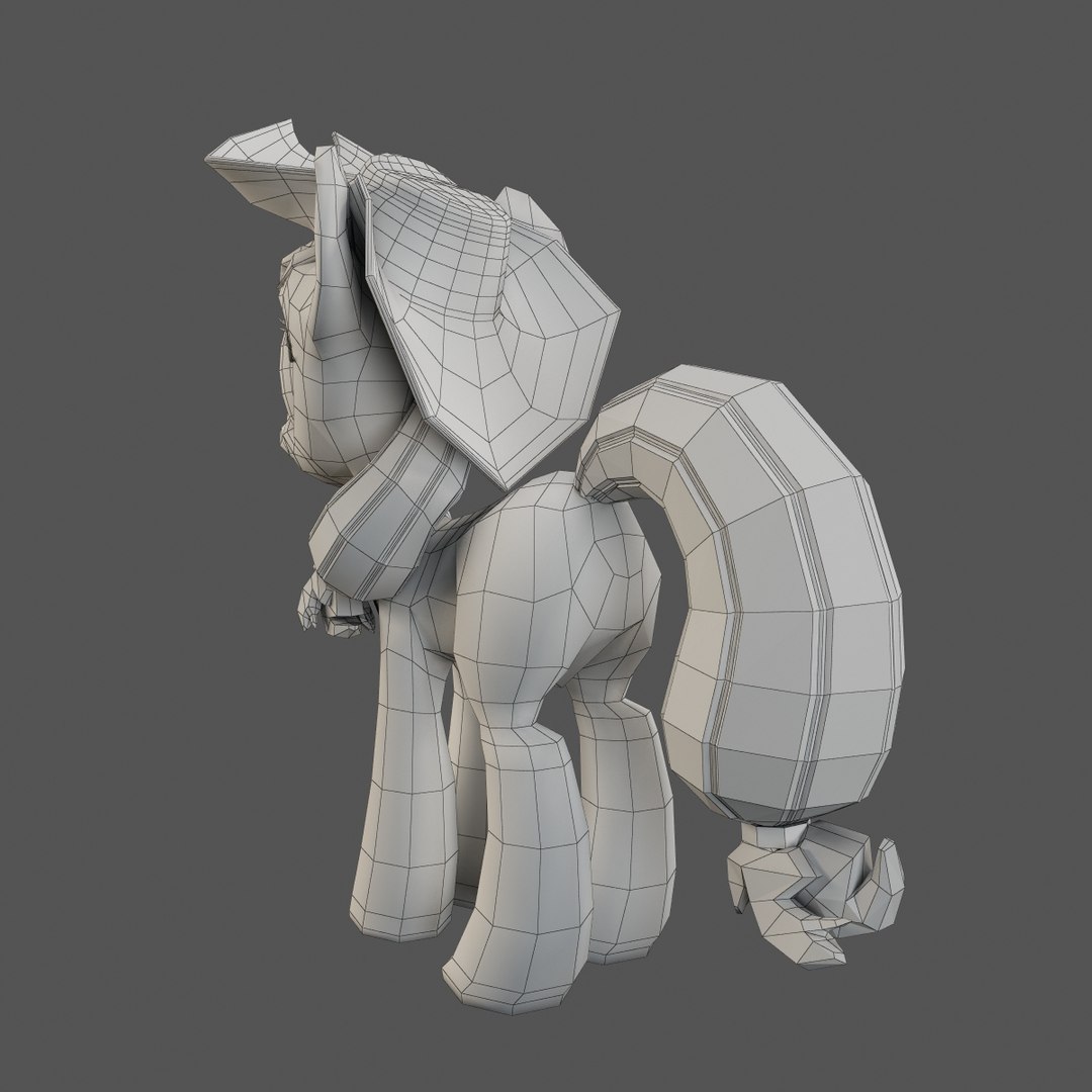 Little Pony Applejack 3d Model