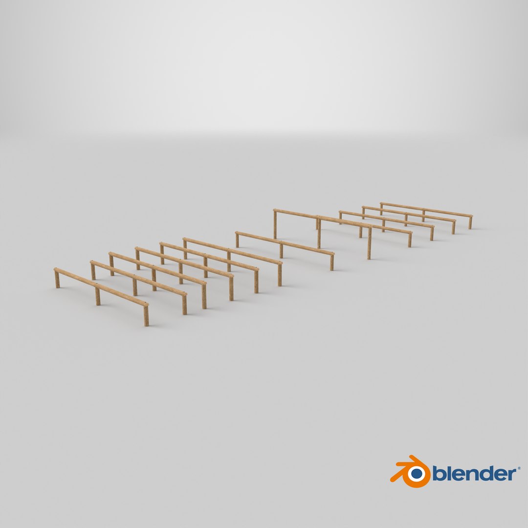 3D Model Low Training Obstacles - TurboSquid 2235618