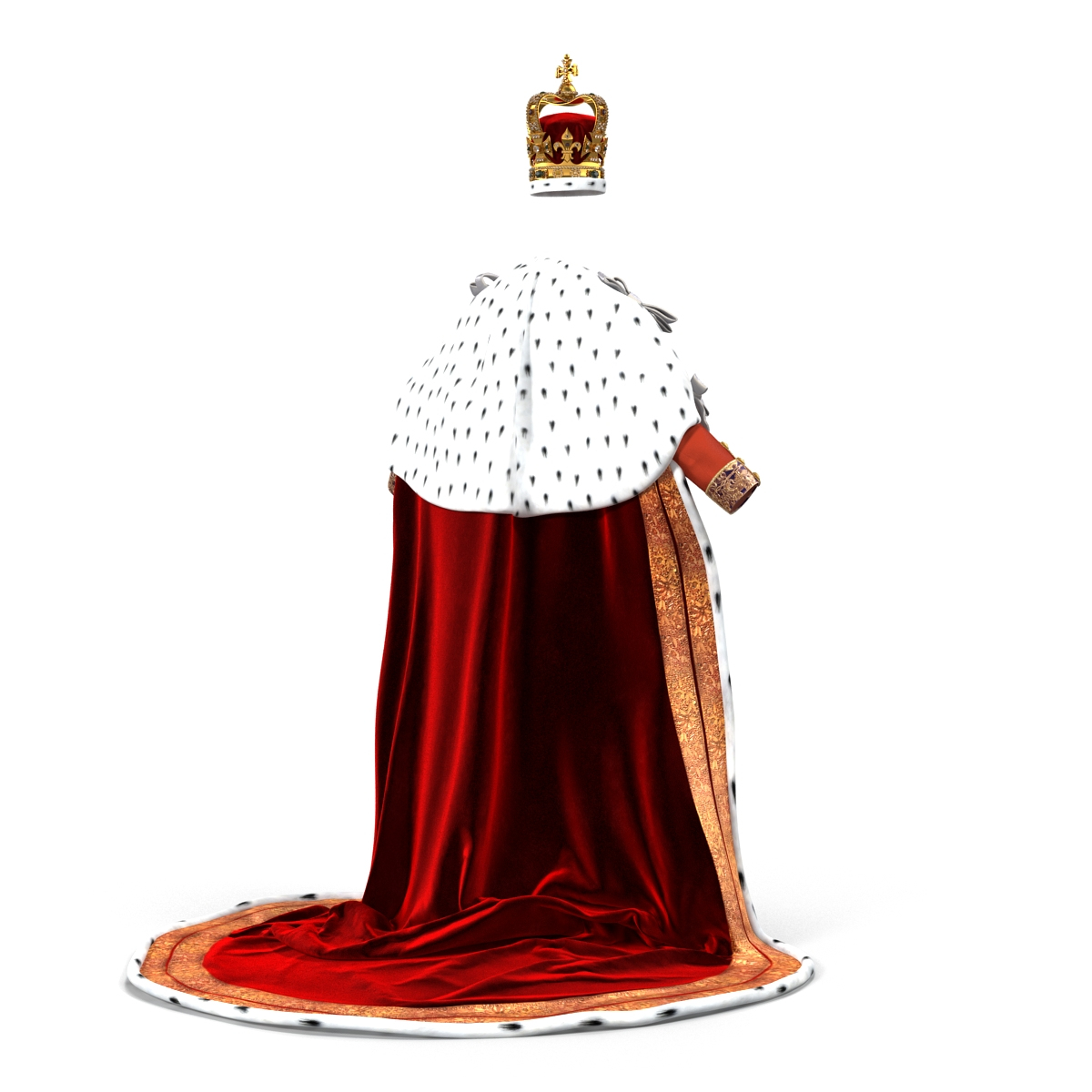 3d royal king costume