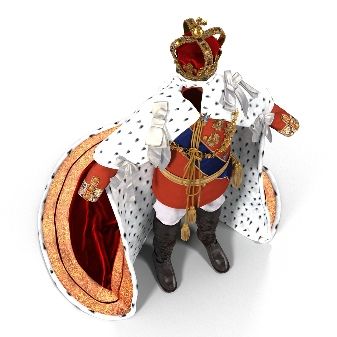 3d royal king costume