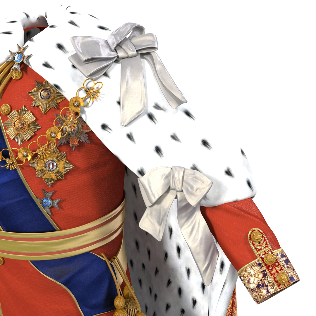 3d royal king costume